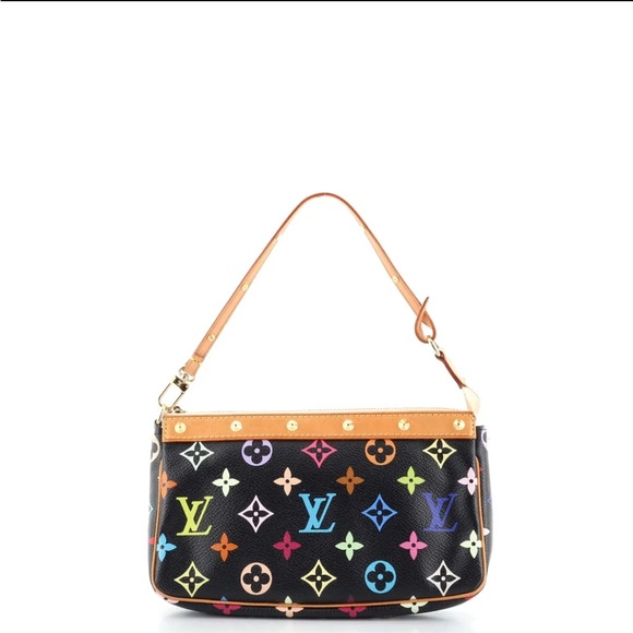 Louis Vuitton | Bags | Louis Vuitton Multicolor Black Monogram Canvas ...